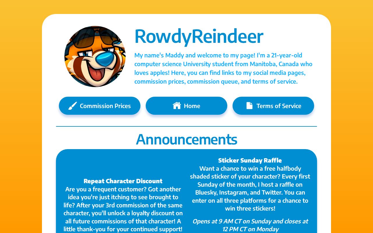 RowdyReindeer Website